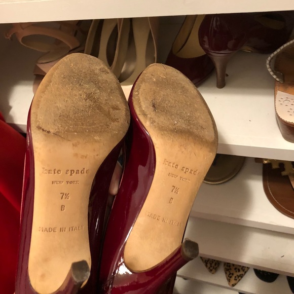 kate spade | Shoes | Kate Spade Red Heels | Poshmark